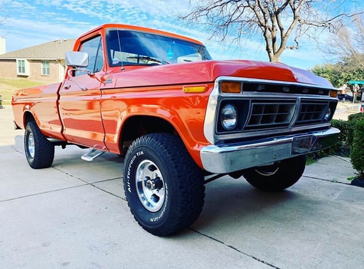 1977 Ford F-150 Dentside Truck in Stunning Ruby Red - autonewscenter