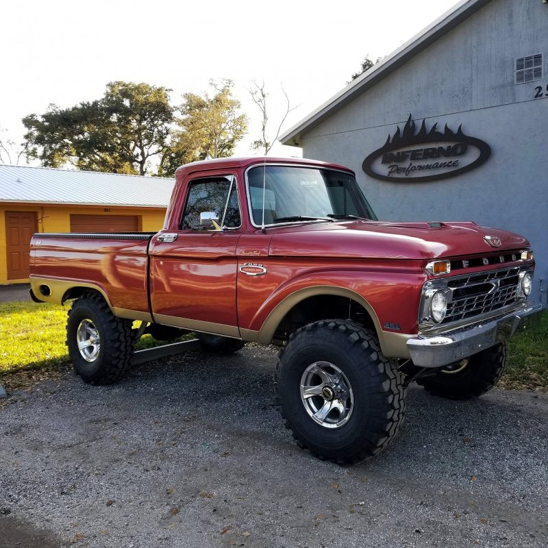 Classic American Workhorse: Unveiling the 1966 Ford F100 4x4 with Q78 ...